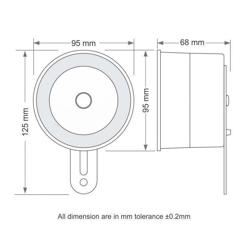 Electronic Siren - WHL125 - Electronic Sirens, Panic Switch, Panic ...