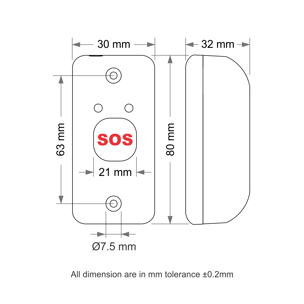 EMERGENCY PANIC SWITCH ‘NC’ IOTA706 COMPATIBLE WITH AIS140 VTS ...